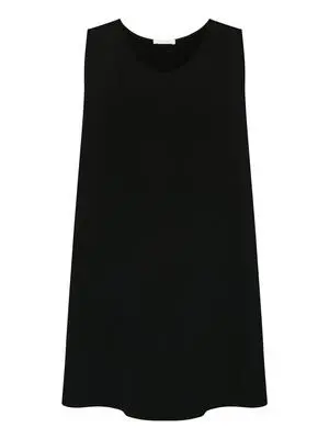THE ROW Aro Sleeveless Textured Top - Black