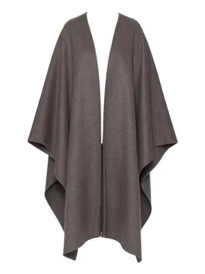 Valentino Garavani Draped Cloak - Black