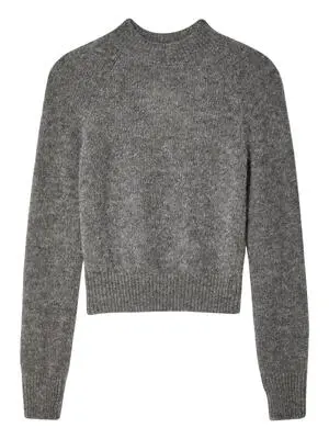 Dries Van Noten Round Neck Long Sleeve Sweater - Grey