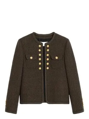 CELINE Celine Chelsea Jacket In Bouclette Natt
