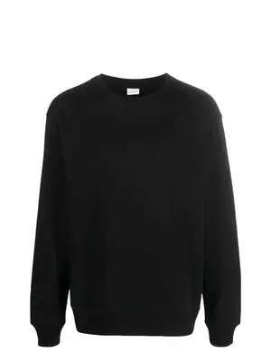 Dries Van Noten Round-collar Long-sleeve Hoodie - Black