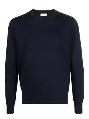 Dries Van Noten Dries Van Noten Round Neck Long Sleeve Sweater Black