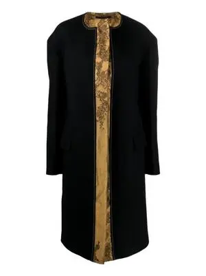 Dries Van Noten Long-sleeved Coat - Black