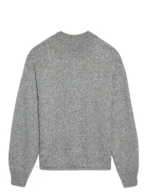 Jacquemus Logo Detailed Knitted Jumper - Grey