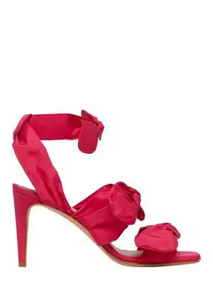 Red Valentino Valentino Bow Detailed High Heel Sandals - Red