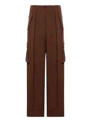 DRIES VAN NOTEN Dries Van Noten Zipped Straight Leg Trousers
