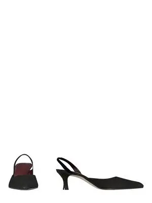 THE ROW Inez Slingback Heel - Black