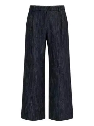 Eleventy Pleated Detail Trousers - Blue