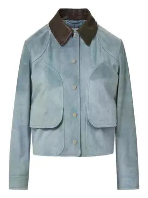 Veronica Beard Cropped Jacket - Blue