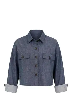 PHARAOH Izzy Linen Shirt - Blue
