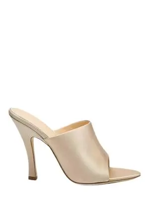 Magda Butrym Satin Open-toe Stiletto Sandals - Neutrals