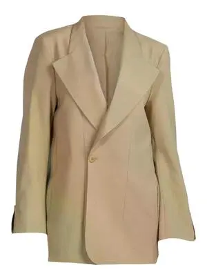 SA SU PHI Lauren Peak-lapel Jacket - Neutrals