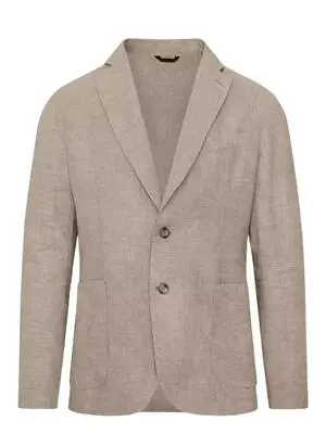 PATRICK ASSARAF Linen Blazer - Neutrals