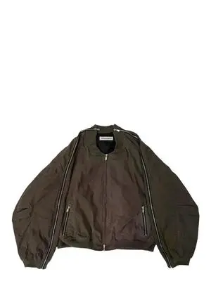 FFFPOSTALSERVICE Zip-detail Bomber Jacket - Brown