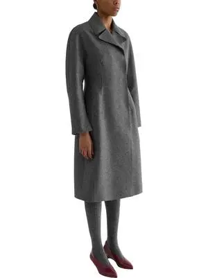 JIL SANDER Long Sleeved Coat - Grey