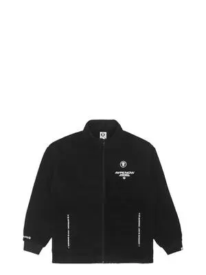 AAPE BY *A BATHING APE Zip-up Fleece Sweatshirt - Black