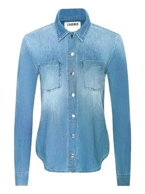 L'Agence Isla Denim Shirt - Blue