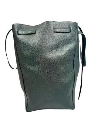 Celine 2018 Medium Cabas Phantom Leather Tote Bag - Black