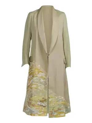 IBRIGU Ibrigù Graphic Print Coat - Green