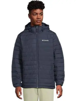 Columbia Powder Lite Ii Hooded Jacket - Navy
