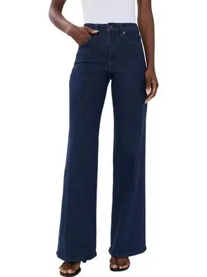 Good American Good Waist Palazzo Jeans - Indigo1153
