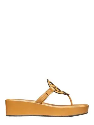 Tory Burch Miller Wedge Sandal - Walnut