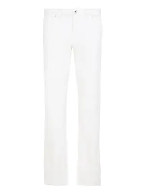 Brioni Straight Leg Jeans - White