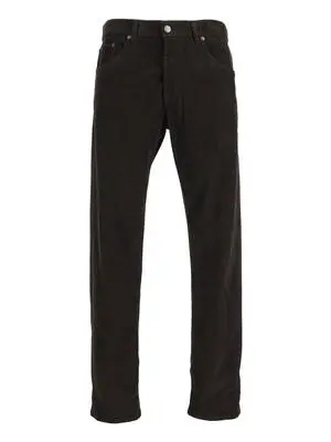 DONDUP Tailored Trousers With Belt Loops - Black