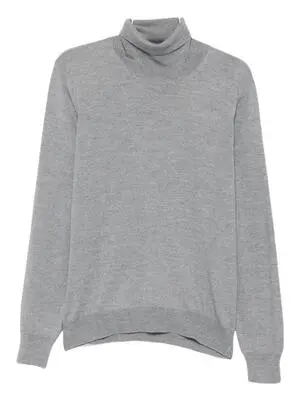 D'ANIELLO Roll Neck Sweater - Gray