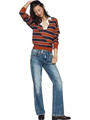 PILCRO Pilcro Billy Low-Rise Bootcut Jeans Medium Denim