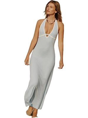 L*Space Shea Ribbed Midi Dress - Sky