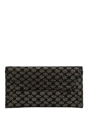AQUAZZURA Envelope Small Embellished Clutch - Black