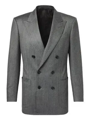 TOM FORD Mouliné Wool Twill Blazer