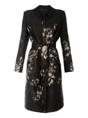 LUNA FASHION HOUSE Luna Fashion House Emma Floral Jacquard Light Coat