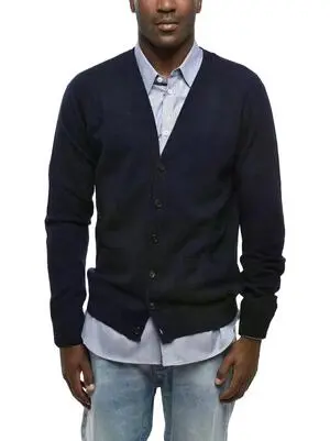 Dsquared2 Patch-pocket V-neck Cardigan - Blue