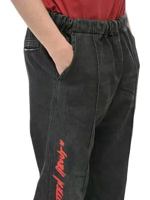 Off-White Logo-print Track Trousers - Black