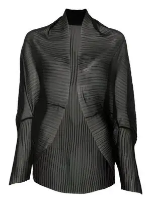 Max Mara Pleated Shrug - Black