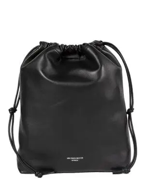 ANN DEMEULEMEESTER Backpack Soft Bucket Bag "philippa - Black