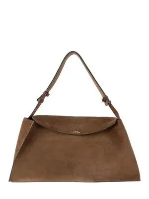 Studio Nicholson Shoulder Bag Leather "the Folded - Brown