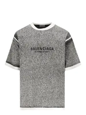 Balenciaga T-shirt Medium Fit - Black