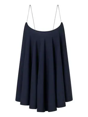 Jacquemus Le Haut Voile Open-back Jersey Top - Blue