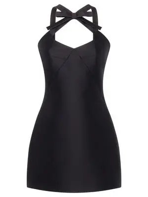 ALEXANDRA PIJUT Devi Dress In Silk Wool - Black