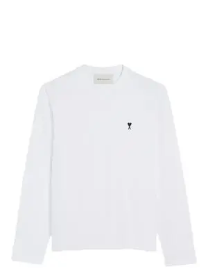 AMI Paris De Coeur Long-sleeve T-shirt - White