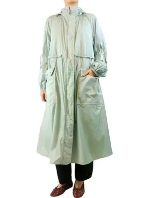 Moncler Lightweight Hooded Parka - Blue
