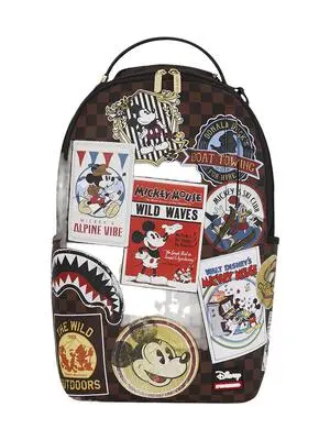 SPRAYGROUND X Disney Mickey Mouse Mogul Collaboration Backpack - Multicolor