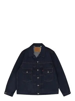 DENIM TEARS Type-2 Raw Denim Work Jacket - Blue