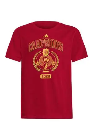 Adidas Spain 2026 Campeones Graphic T-shirt - Red