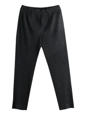 Issey Miyake Pleated Trousers - Black