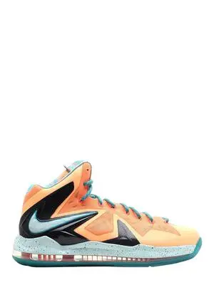 Nike Lebron 10 Elite Athletic Sneakers - Orange