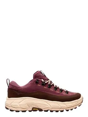 HOKA® Tor Summit "dried Fig Cold Brew" Lace-up Sneakers - Red